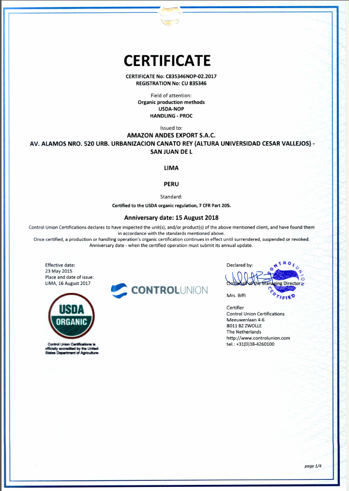 Product | Amazon Andes | Cacao Simi Snack from Australia